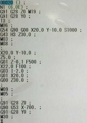 円弧補間 G03 エンドミルでIとJを使って内径を一周円弧加工